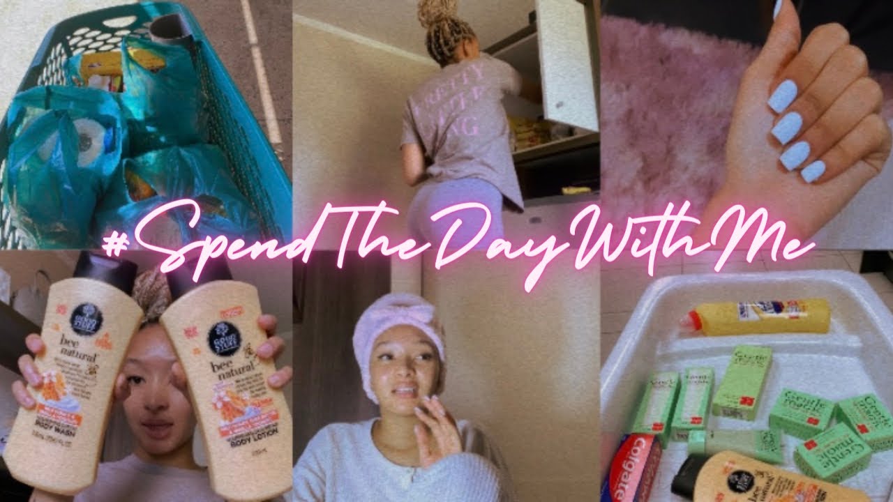 #vlog spend the day with me, finally did our nails + grocery haul ...