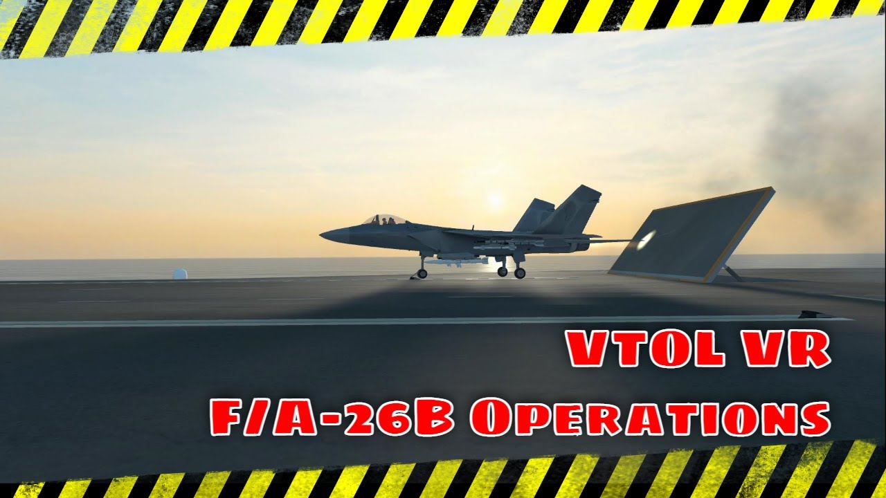 VTOL VR - F/A 26 "A Difficult Mission" - YouTube