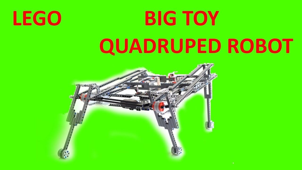 LEGO - BIG TOY Quadruped Robot - YouTube