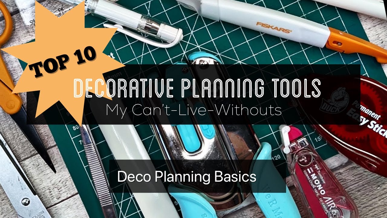 My Top 10 Essential Decorative Planning Tools! - YouTube