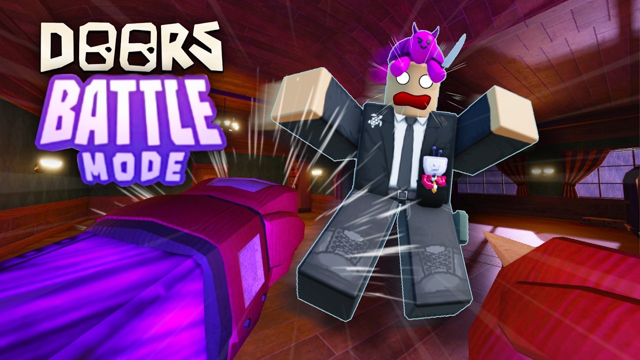 I Tried Getting the New Lockerless Badge in Doors Battle Mode! - YouTube