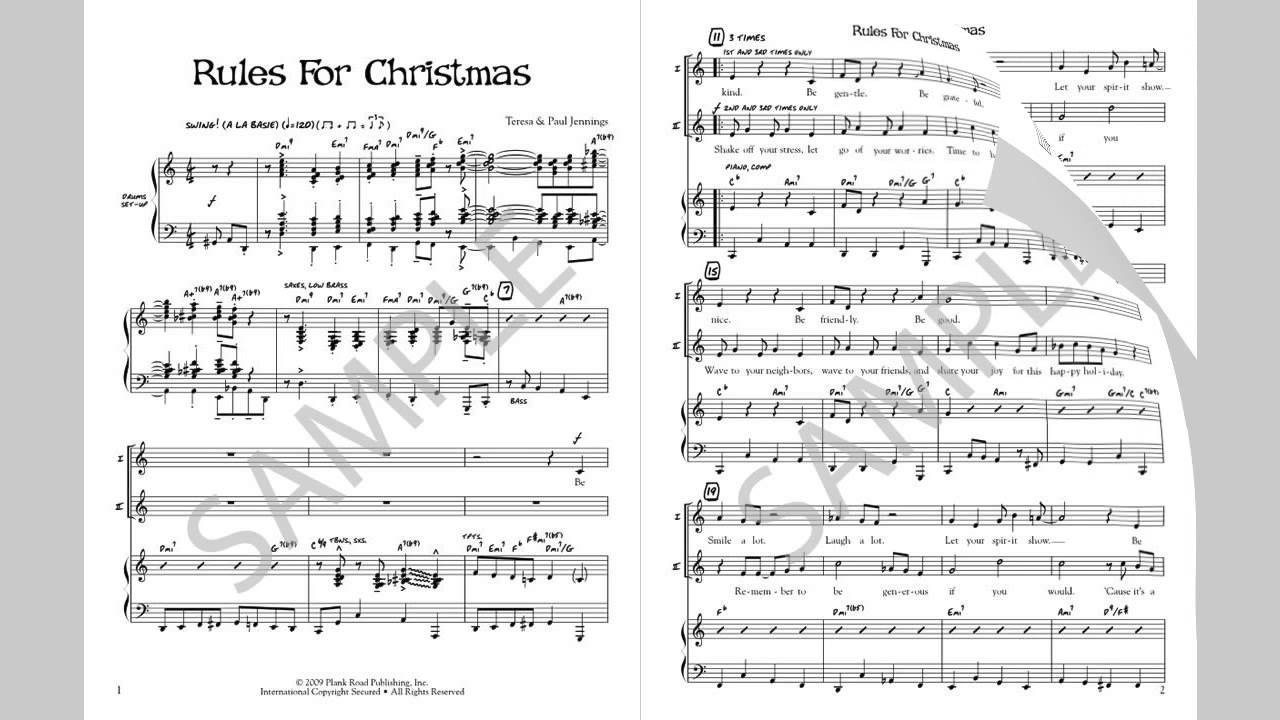 Rules For Christmas - MusicK8.com Singles Reproducible Kit - YouTube