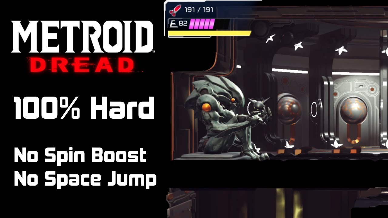 Metroid Dread - 100% Hard with No Spin Boost / Space Jump - YouTube