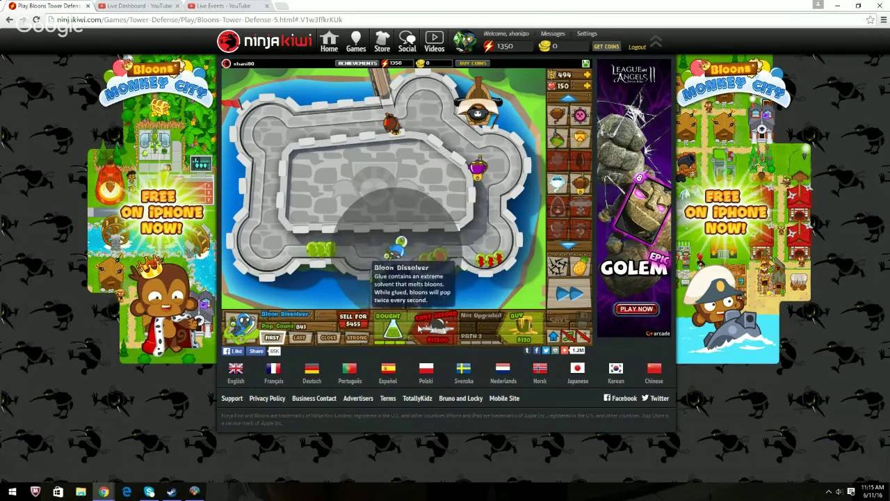 Btd5 special fast upgrades walkthrough - YouTube