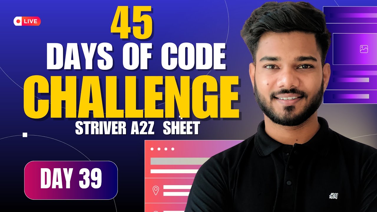 🔥 Day 39 of Solving 455 problems in 45 Days of Code Challenge - YouTube