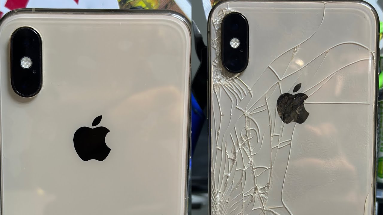 iPhone XS Back Glass Change Finishing Step - YouTube