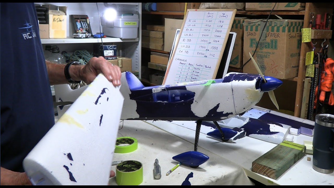 Hobbyking MX2 Extreme Crash Repair Pt 1 - YouTube