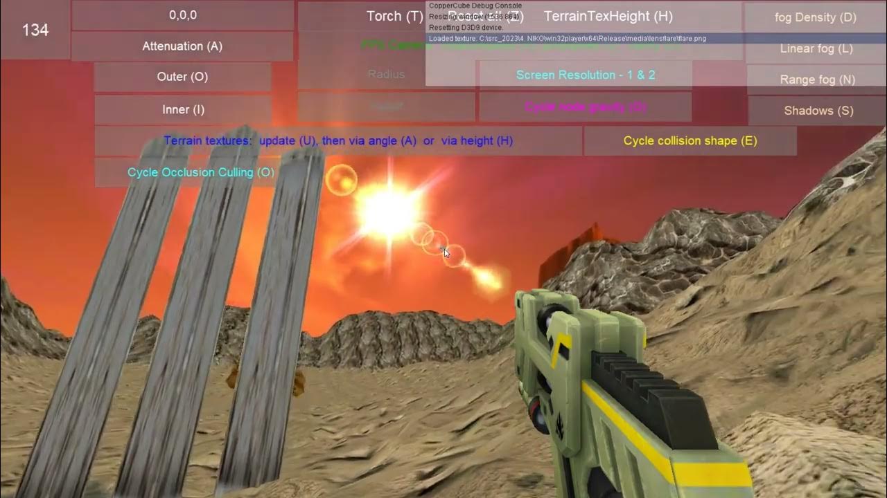 CopperCube6 - Lens Flare & Head bobbing - YouTube