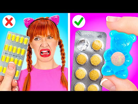 Kötü Hemşire Geldi! 😱 Hastanede Harika Ebeveynlik İpuçları! İYİ VE KÖTÜ DOKTOR 123 GO! Challenge