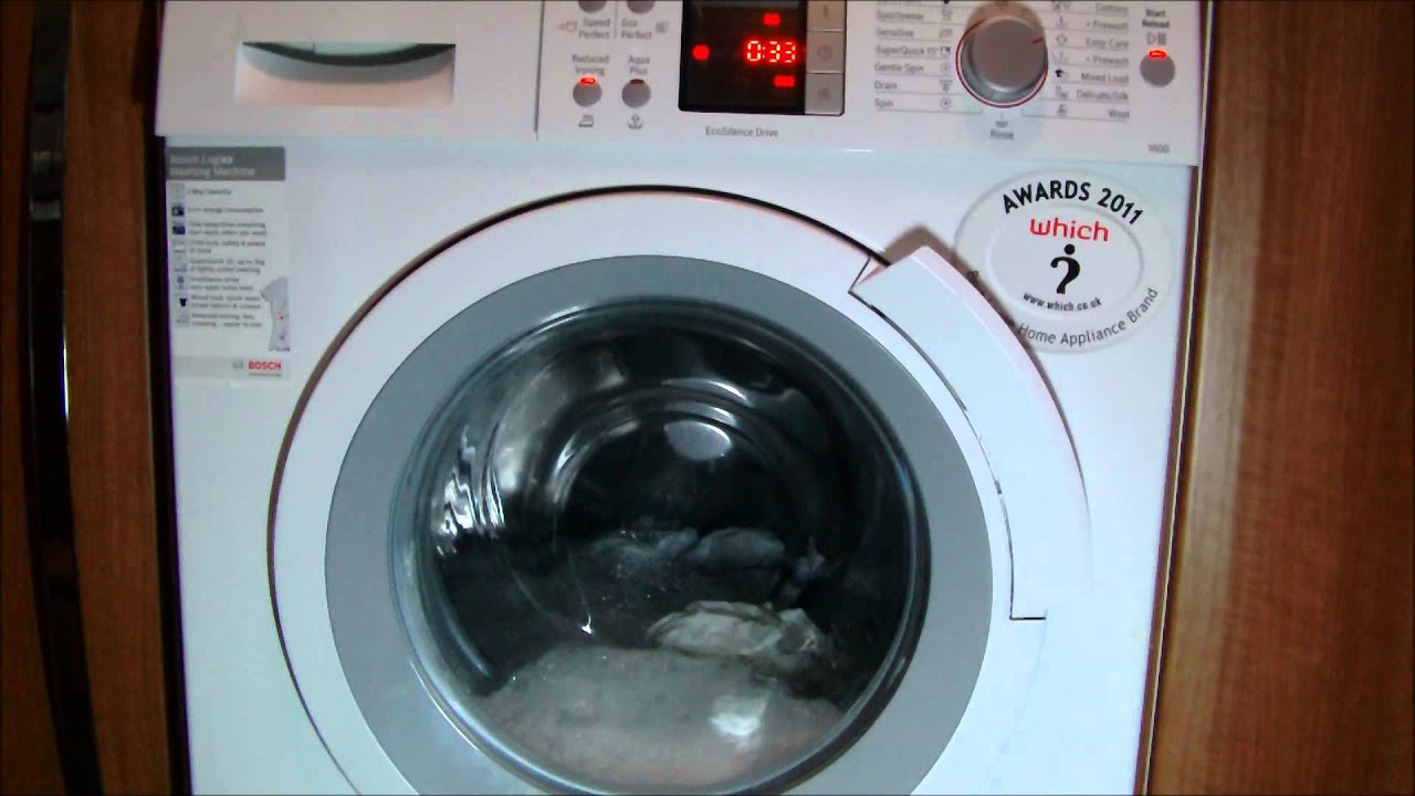 Bosch logixx was32461: easy care 60 speed perfect + reduced ironing ...
