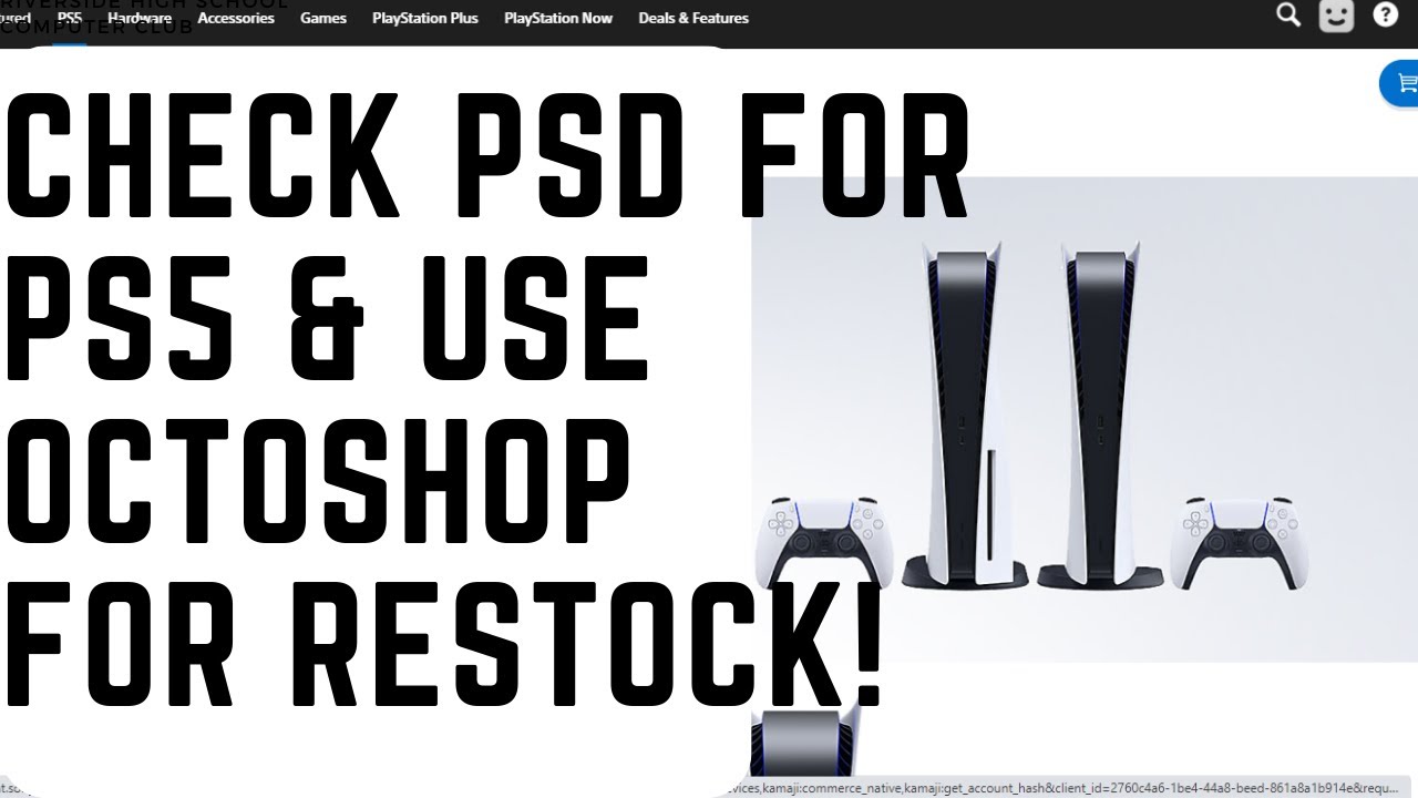 Check PlayStation Direct for PS5 11/16! How to use Octoshop to check ...