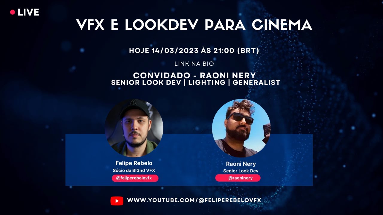 LIVE PRO SERIES - Convidado Raoni Nery - 3D Senior Lookdev Artist - YouTube