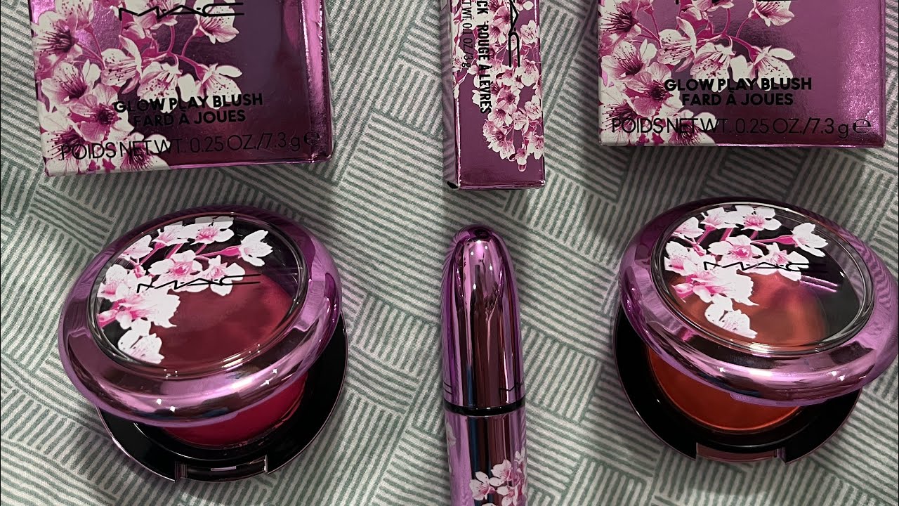 Mac Wild Cherry Limited Edition Blushes & Lipstick - YouTube