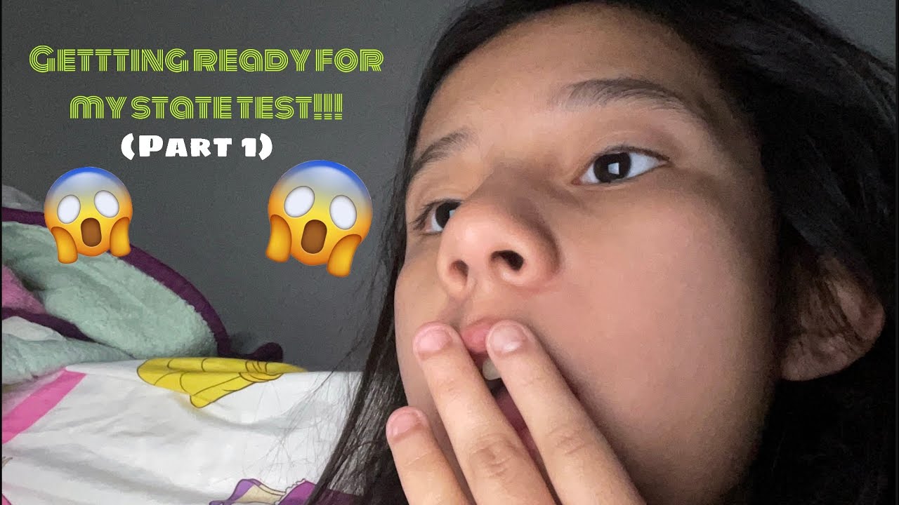 GETTING READY FOR MY STATE TEST!!!😱😱 (part 1) - YouTube