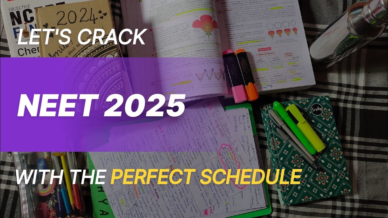 How to make a Perfect study schedule for NEET 2025 in Tamil - YouTube