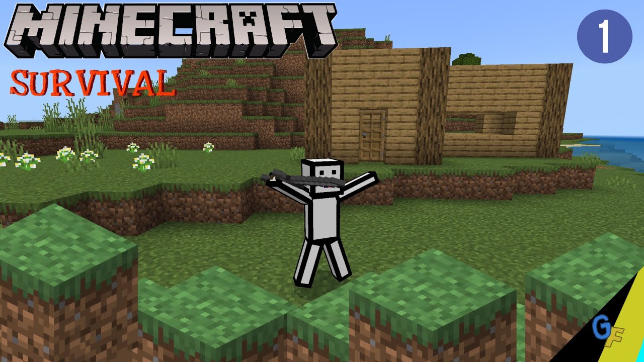 Playing Minecraft Survival! - Episode 1! - YouTube
