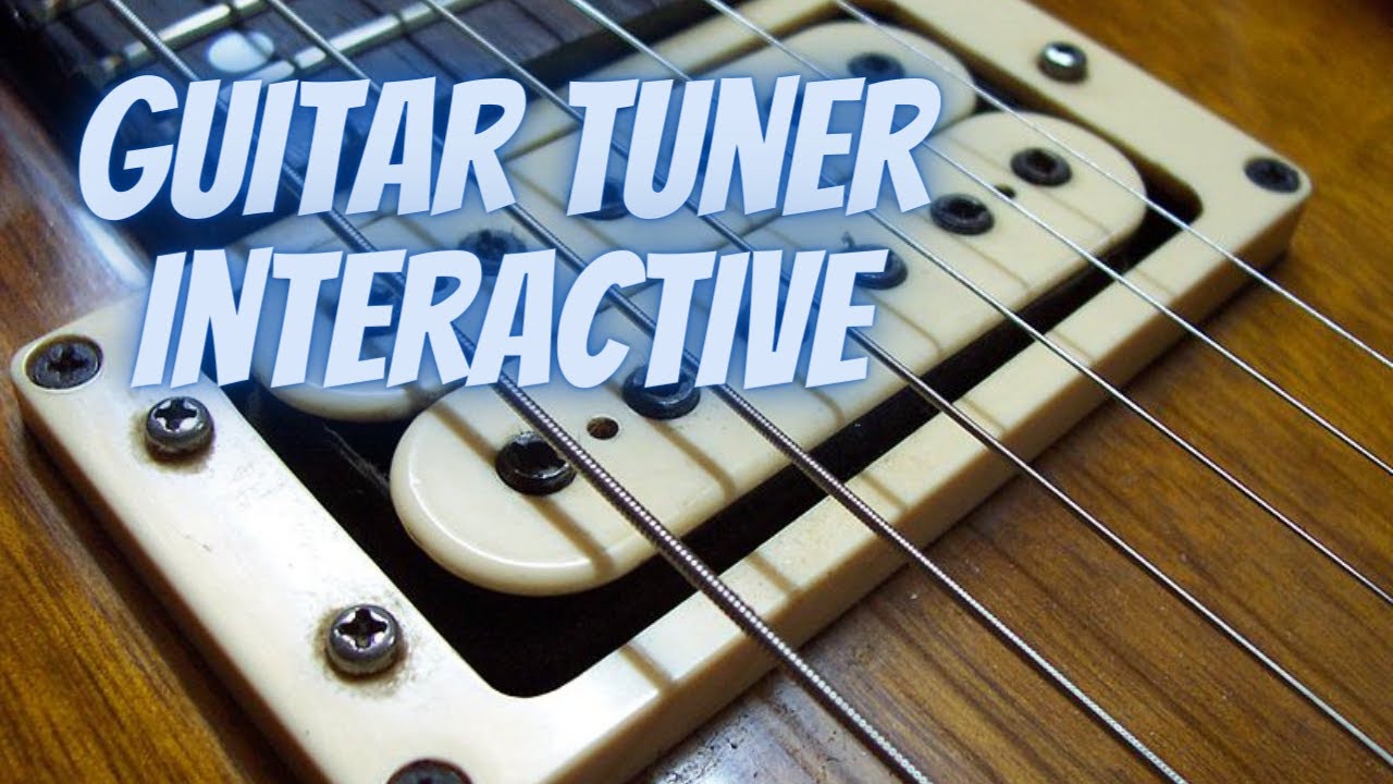 Tuning a Guitar - Standard tuning for 6 string guitar - YouTube