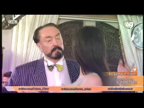 Adnan Oktar’ın esmer güzelle gıpta edilen dansı!