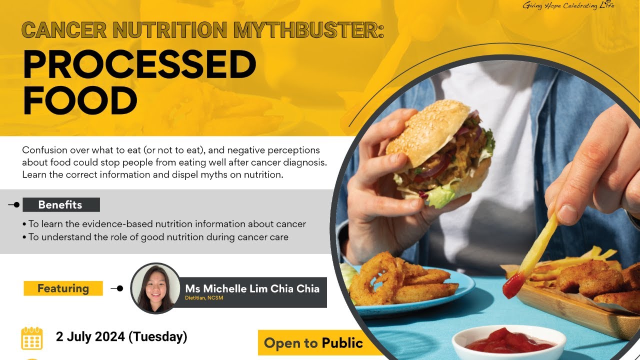 Cancer Nutrition Mythbuster: Processed Food - YouTube