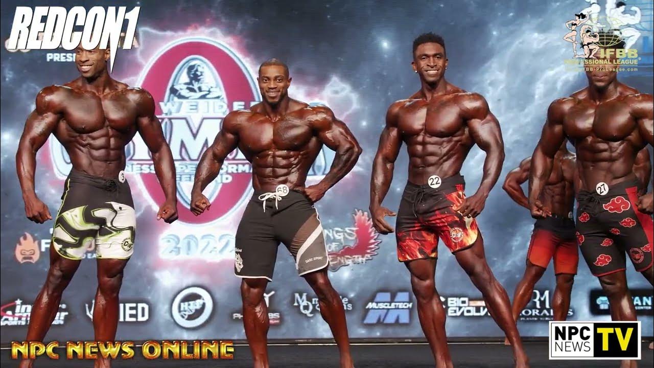 2022 IFBB Pro League Men’s Physique Olympia Saturday Prejudging Comparisons 4K Video - YouTube