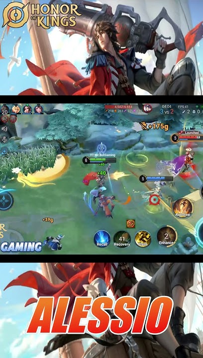 ALESSIO Kings of Farm Lane INSANE DAMAGE! | Technique & Strategy | Honor of Kings (HOK) - YouTube