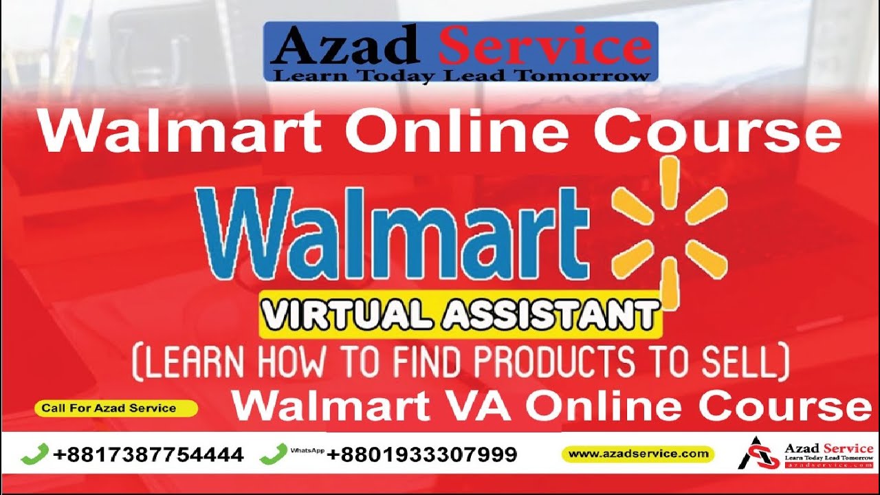 Walmart Virtual Assistant Online Courses | Expert Walmart virtual ...