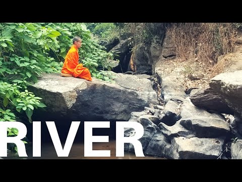 Meditate with a Monk! (BY THE RIVER) Reduce STRESS, ANXIETY, WORRIES ...