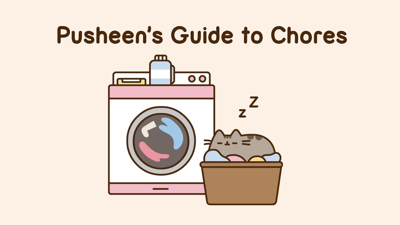 Pusheen's Guide to Household Chores - YouTube