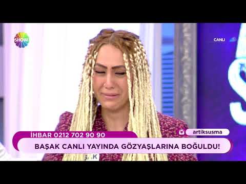Başak canlı yayında gözyaşlarına boğuldu!
