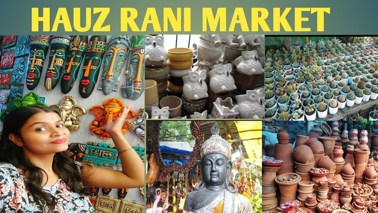 Hauz Rani Market||Home Decor and Crockery Market ||Best Place in Delhi ...