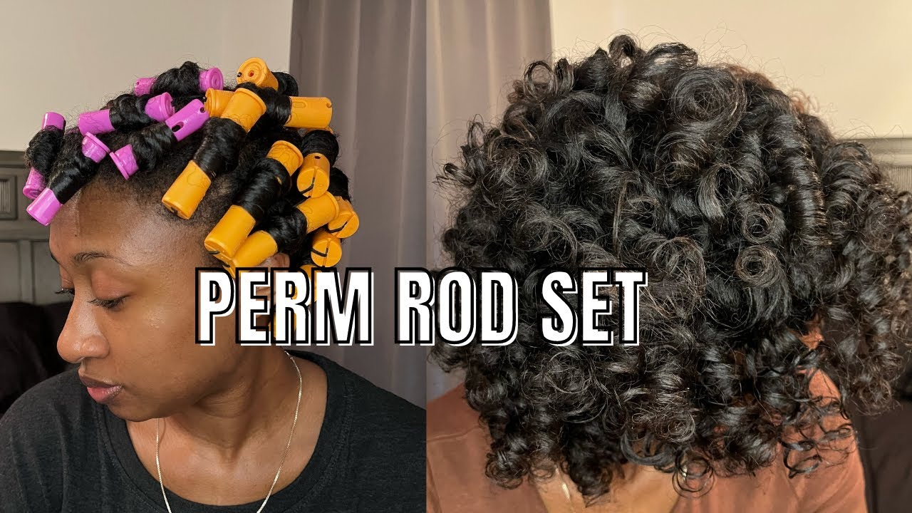 PERM ROD SET TUTORIAL | NATURAL HAIR - YouTube