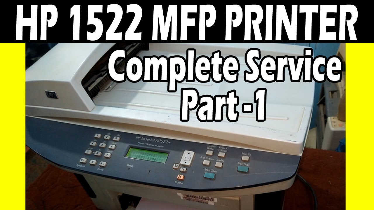 hp laserjet M1522nf Jam in cartridge area | fuser pass paper jam ...