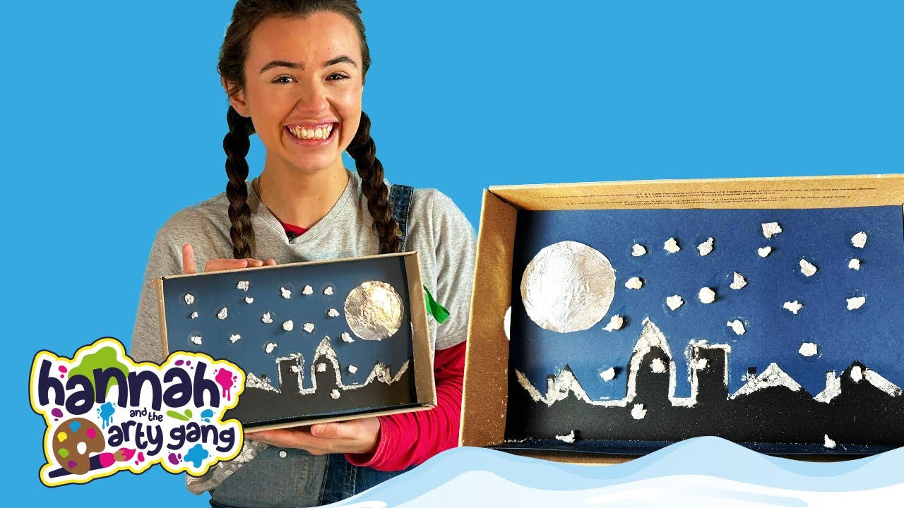 Winter Wonderland craft || Shoebox Winter Scene II kids Christmas ...