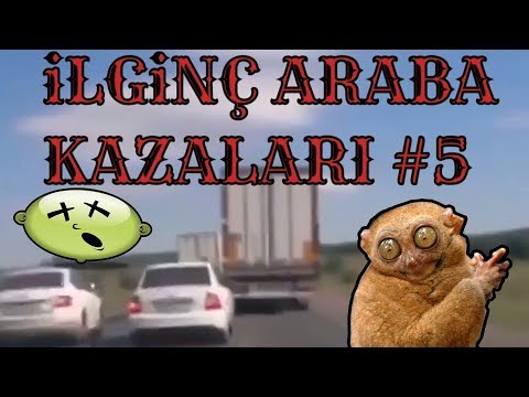 İLGİNÇ ARABA KAZALARI SERİSİ #5 - Komik Kaza Videoları - Komik Video