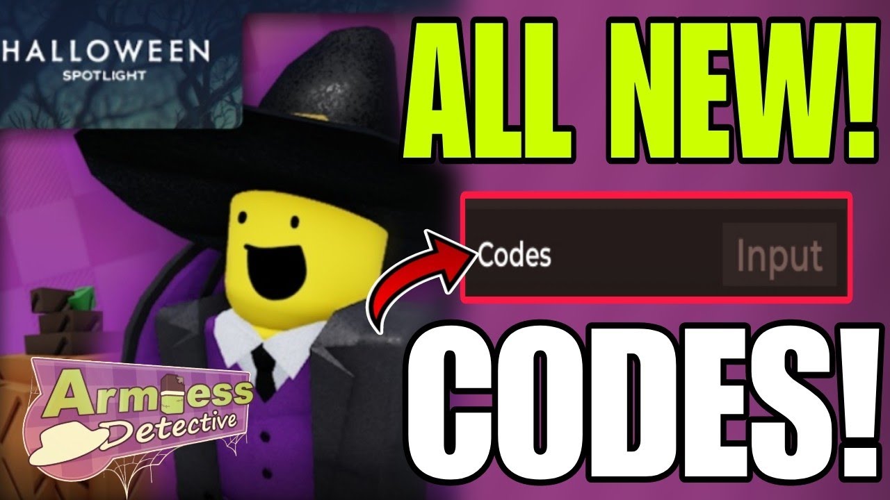 *Spotlight* 💥 ROBLOX ARMLESS DETECTIVE CODES - CODES ARMLESS DETECTIVE ...