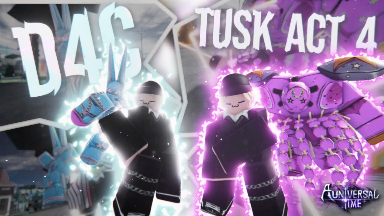 TUSK AND D4C REWORK ARE FINALLY HERE!! | Roblox: A Universal Time ...
