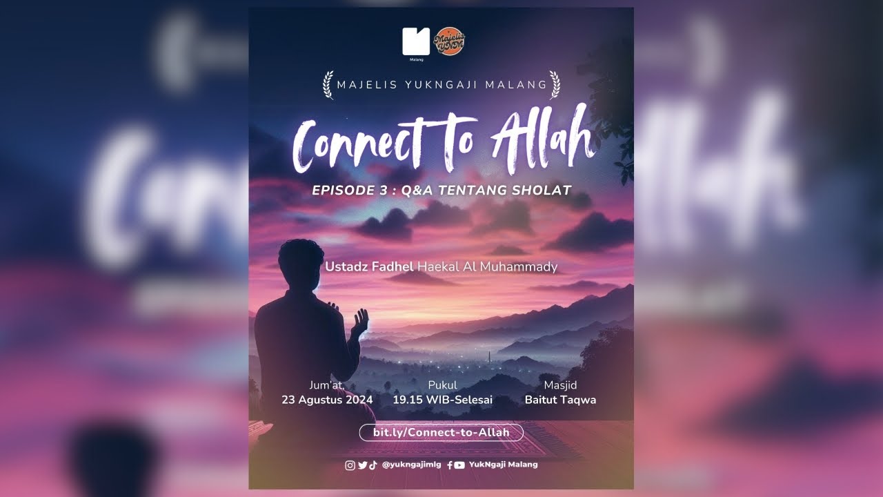 🔴 [LIVE] CONNECT TO ALLAH - EPS. 3 Q&A [MAJELIS YNM] - YouTube