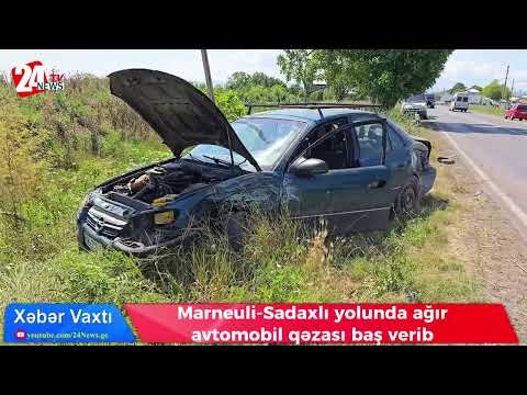 Marneuli-Sadaxlı yolunda ağır avtomobil qəzası baş verib