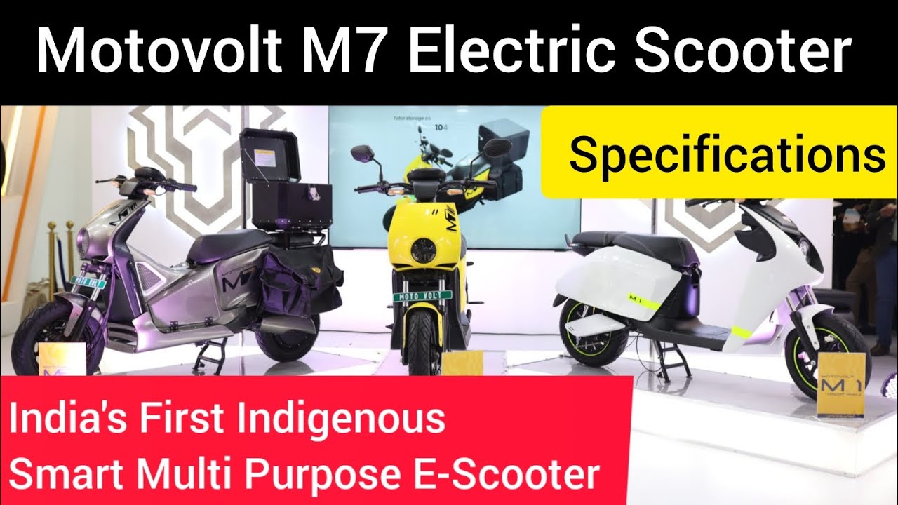 Motovolt M7 Electric Scooter | India's First Multi Purpose E-Scooter ...