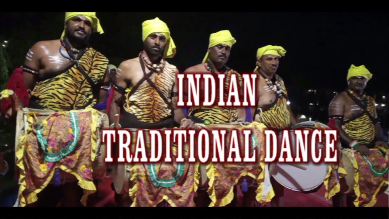 Dance traditional indian folk drum dance Dollu Kunitha Karnataka - YouTube