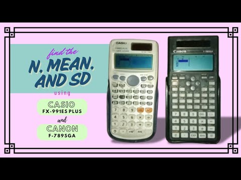 An easy guide to operate Stats in your Calculator - Tagalog | Casio fx ...