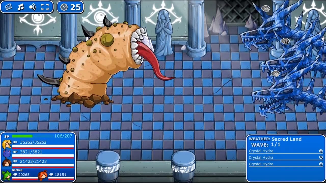 Epic Battle Fantasy 5 Tri head Crystal hydra (Epic difficult, all ...