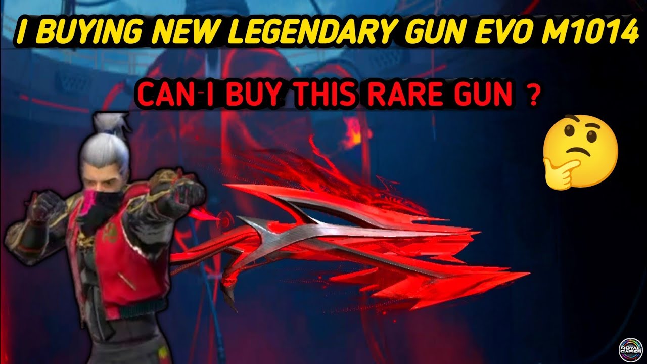 FREE FIRE NEW LEGENDARY EVO GUN M1014 | CAN I BUY THIS RARE GUN ? - YouTube
