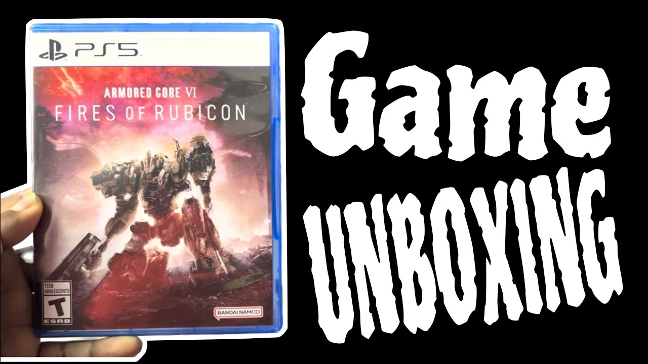 Armored Core 6 Fires Of Rubicon Unboxing PS5 - - YouTube