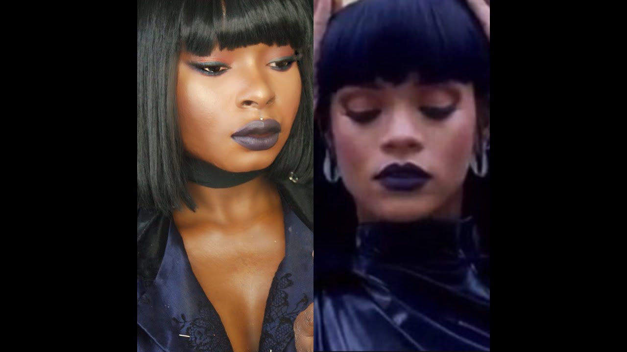 RIHANNA INSPIRED ANTI DIARY MAKEUP TUTORIAL - YouTube