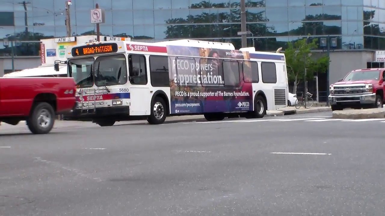 SEPTA BUSES: 3 NEW FLYER'S 5494, 5502, & 5680 - YouTube