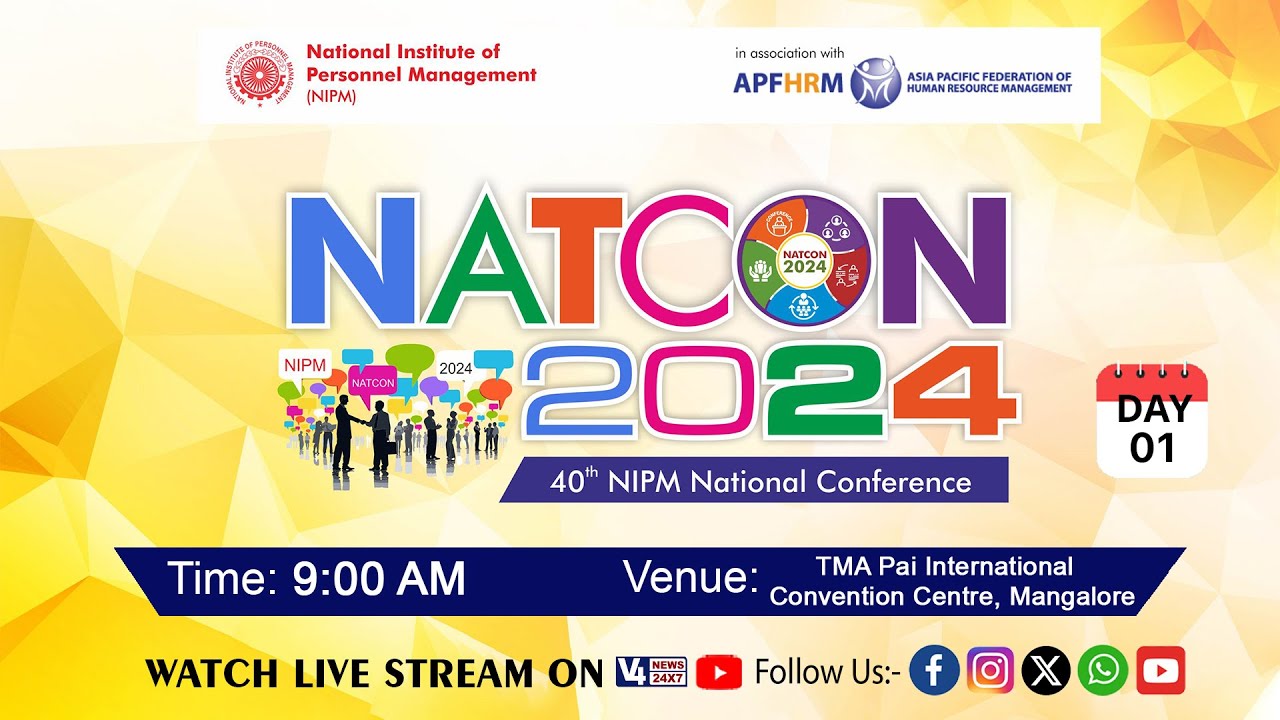 NATCON 2024 II 40th NIPM National Conference II DAY1 II V4NEWS LIVE ...