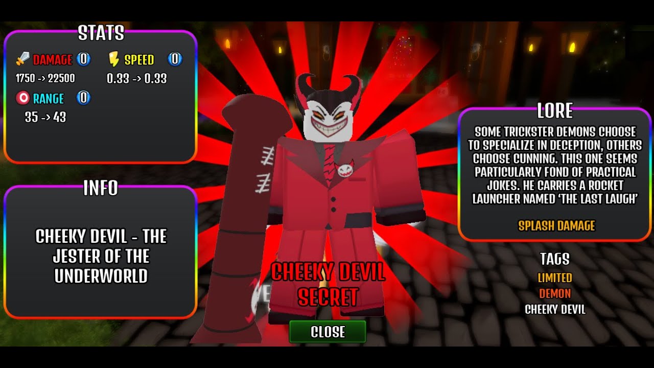 Tower Review: Cheeky Devil (The House TD) - YouTube