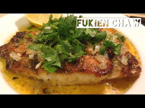 Panfried Barramundi with Butter and Herbs | Nice Barramundi Recipe ...