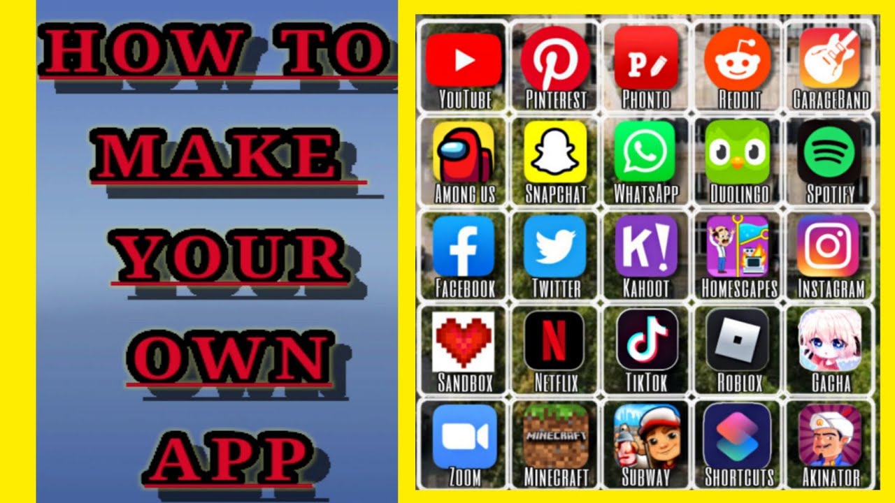 HOW TO MAKE YOUR OWN APP MAKE APP IN ANY SMARTPHONE YouTube how-to-make-your-own-app-make-app-in-any-smartphone-youtube